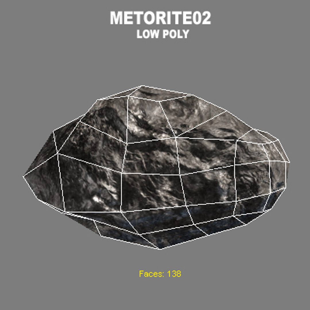 Meteorites Skyboxes 3d Model