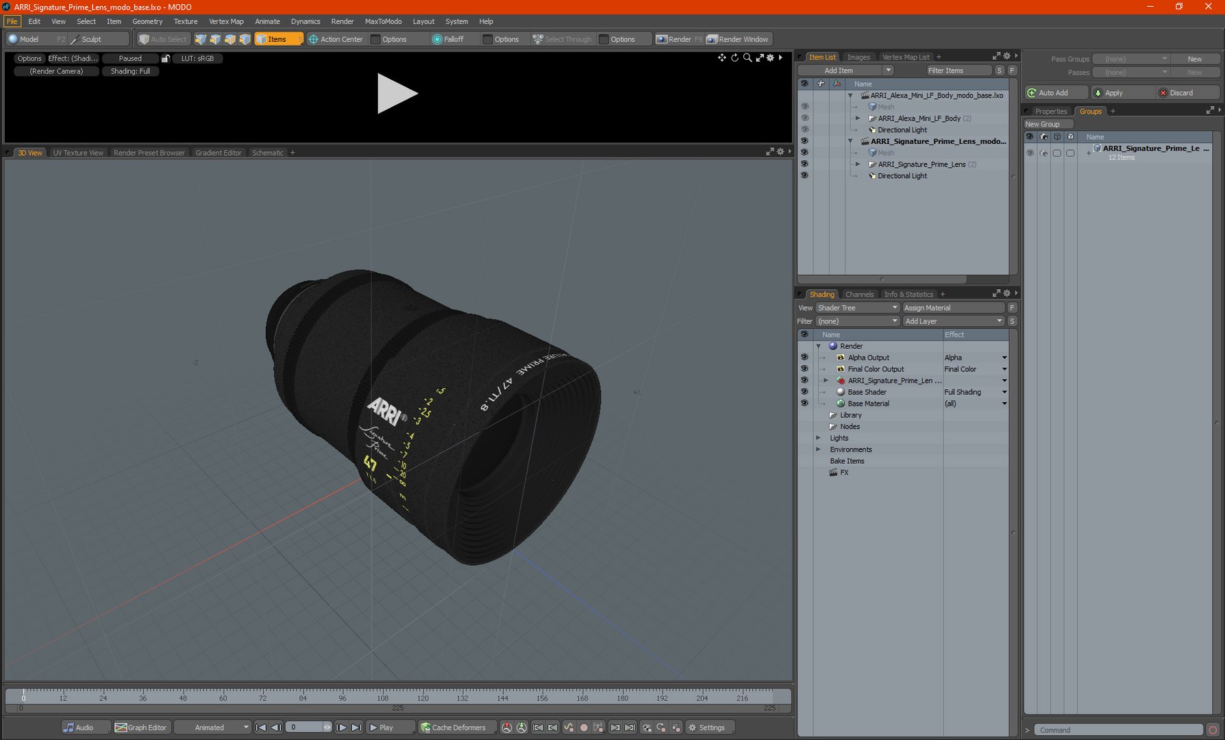 ARRI Signature Prime Lens 3D Model - TurboSquid 1896265