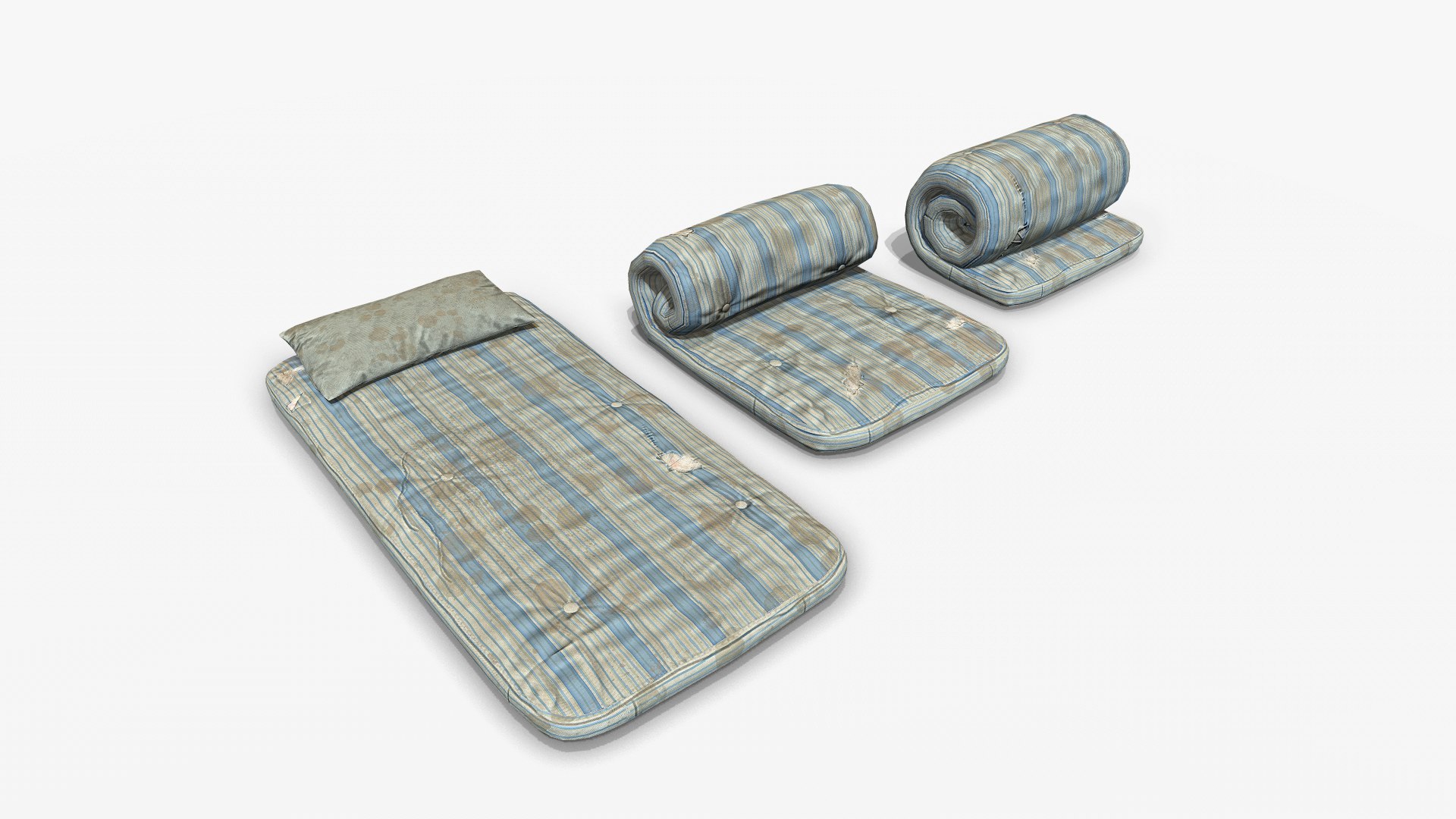 3D Mattress Old PBR Model - TurboSquid 1741940