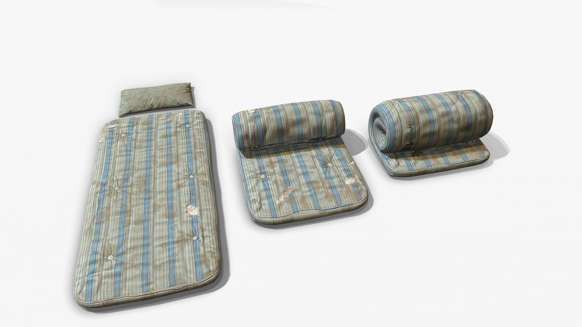 3D Mattress Old PBR Model - TurboSquid 1741940