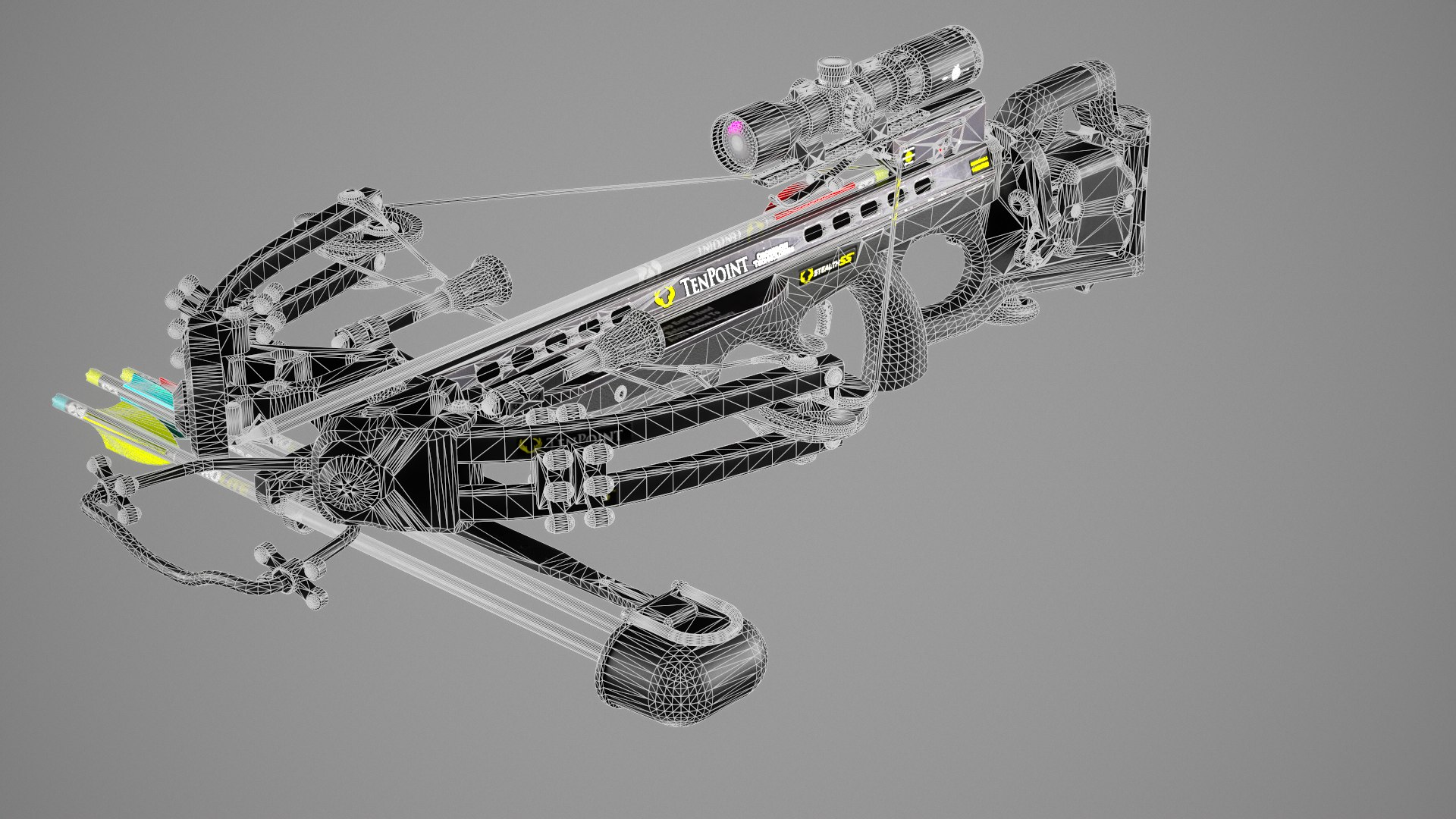 Tenpoint Stealth Hunting Crossbow Model - TurboSquid 2196336