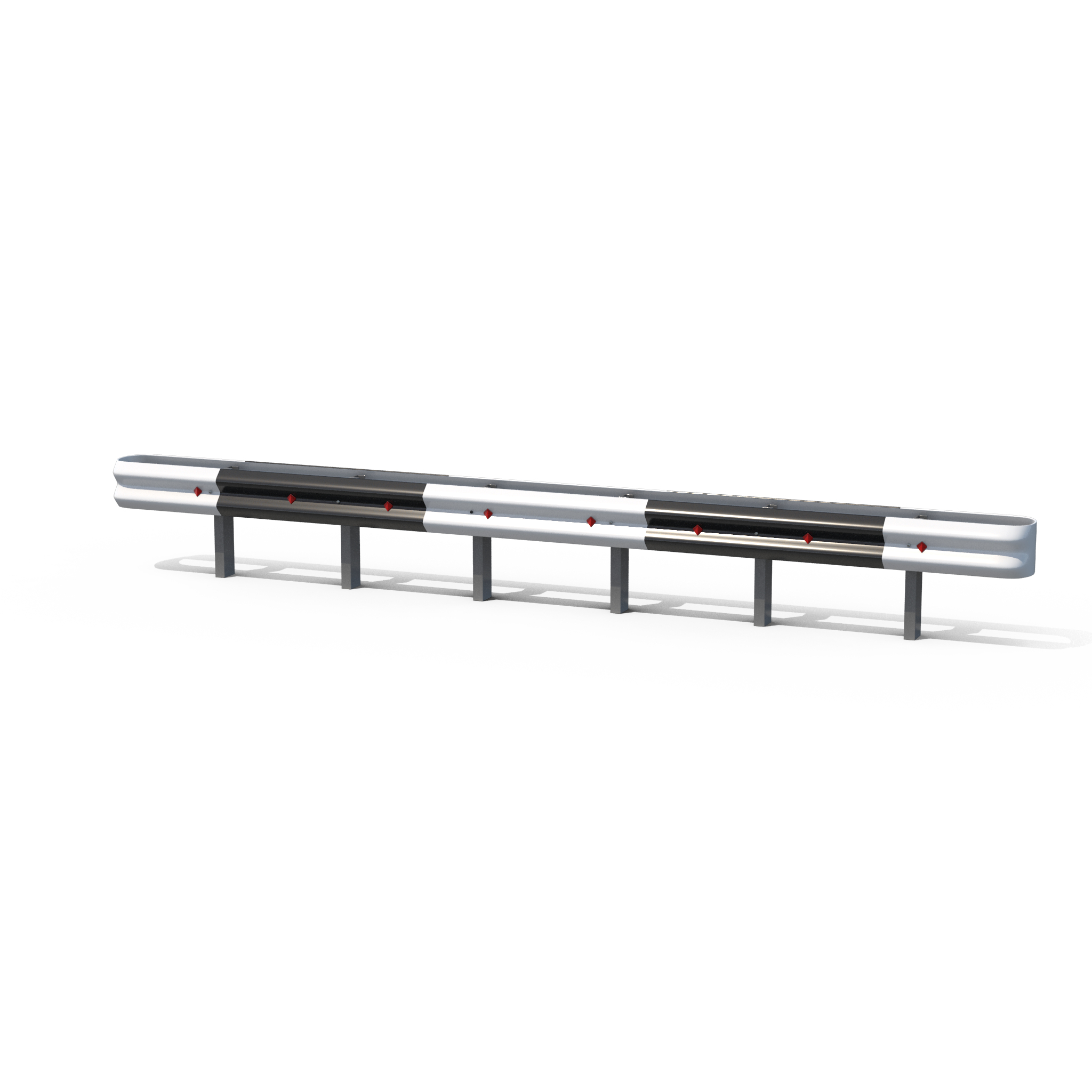 modelo 3d Highway Guardrail - TurboSquid 2082429