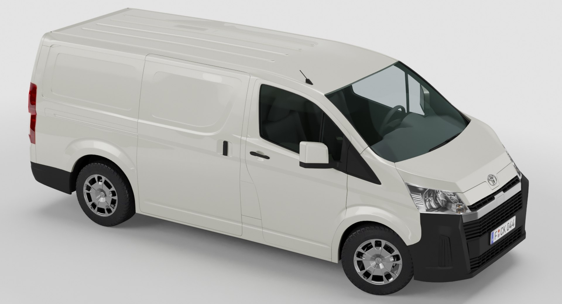 Toyota Hiace 2019-2020 3D Model - TurboSquid 1400365