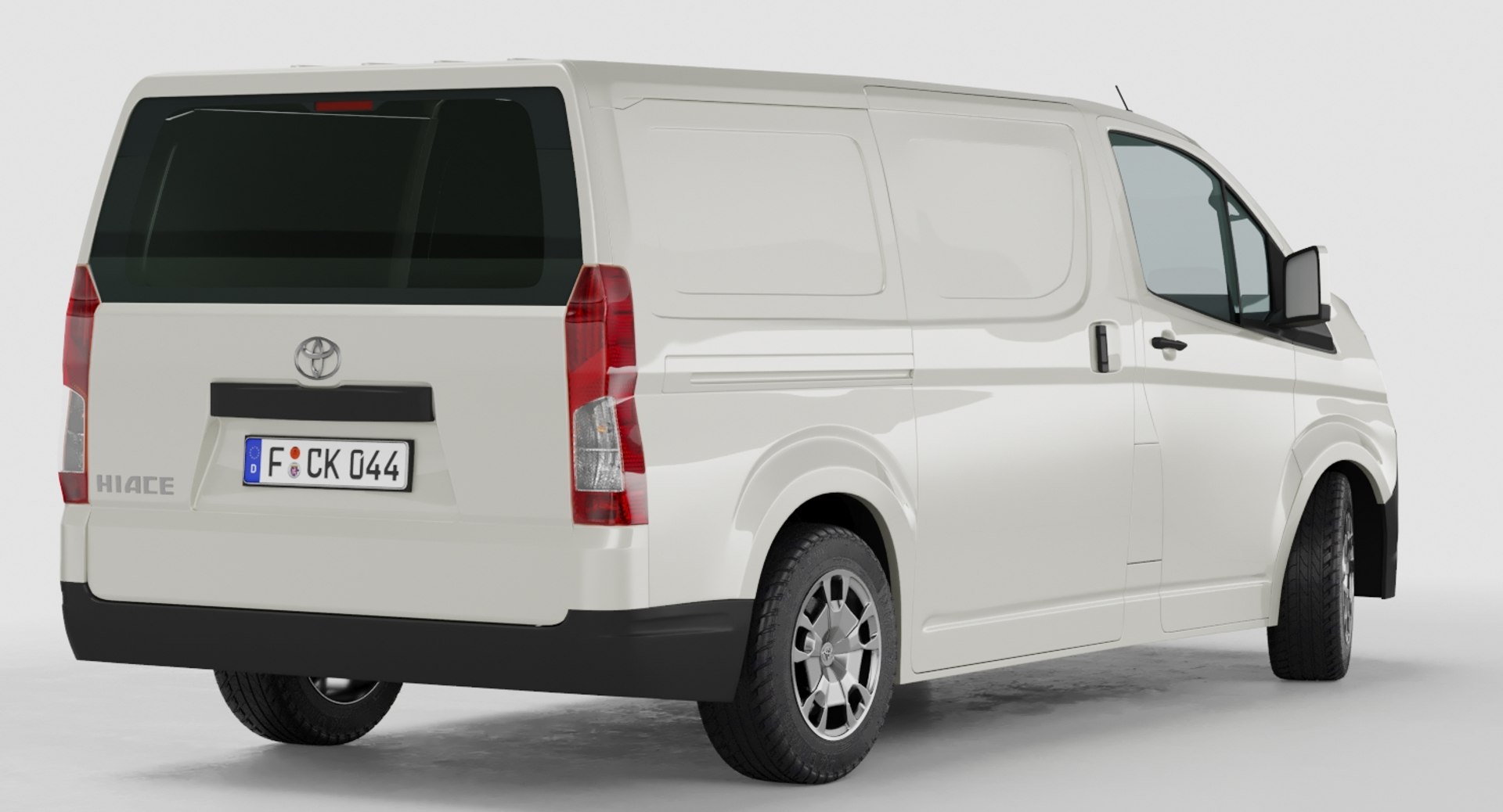Toyota Hiace 2019-2020 3D Model - TurboSquid 1400365