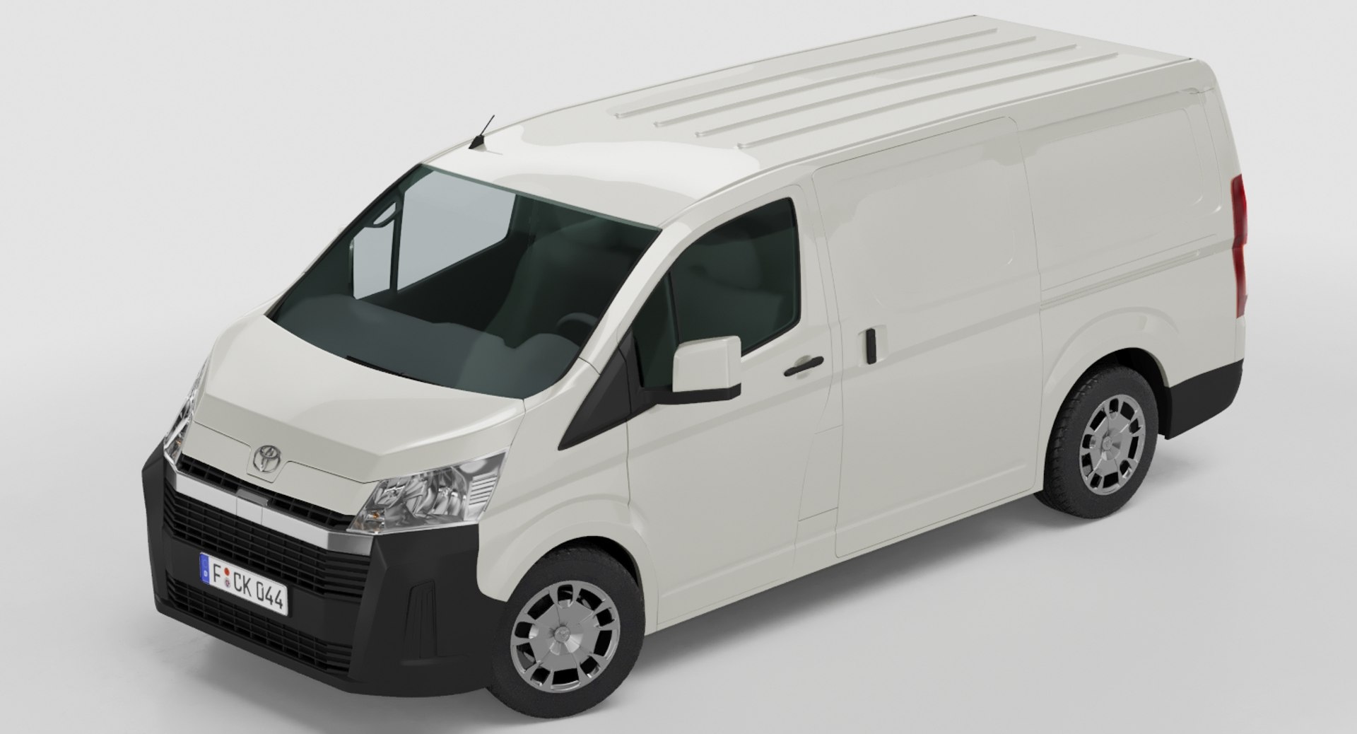 Toyota Hiace 2019-2020 3D Model - TurboSquid 1400365
