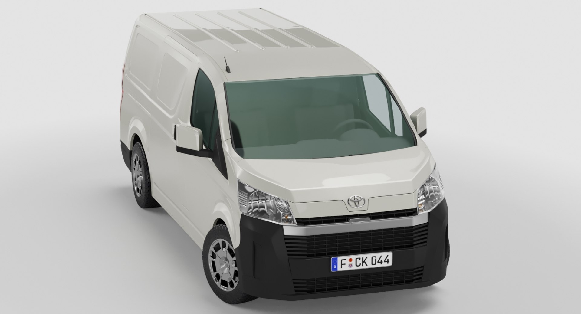 Toyota Hiace 2019-2020 3D Model - TurboSquid 1400365