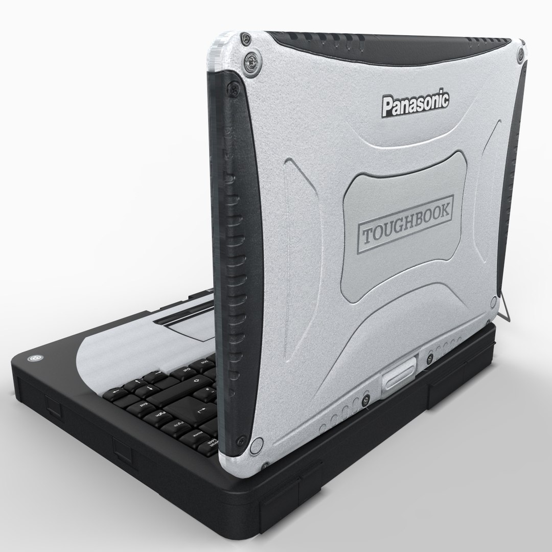 3d Laptop Panasonic Toughbook Model