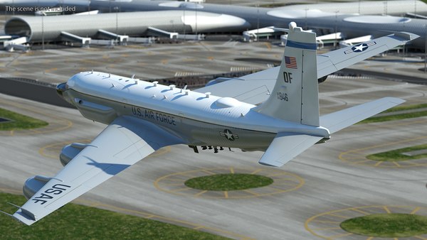 3D Boeing RC-135W Rivet Joint Rigged model - TurboSquid 1792873