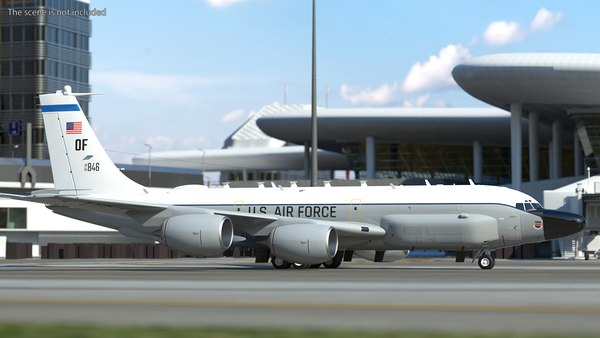 3D Boeing RC-135W Rivet Joint Rigged model - TurboSquid 1792873
