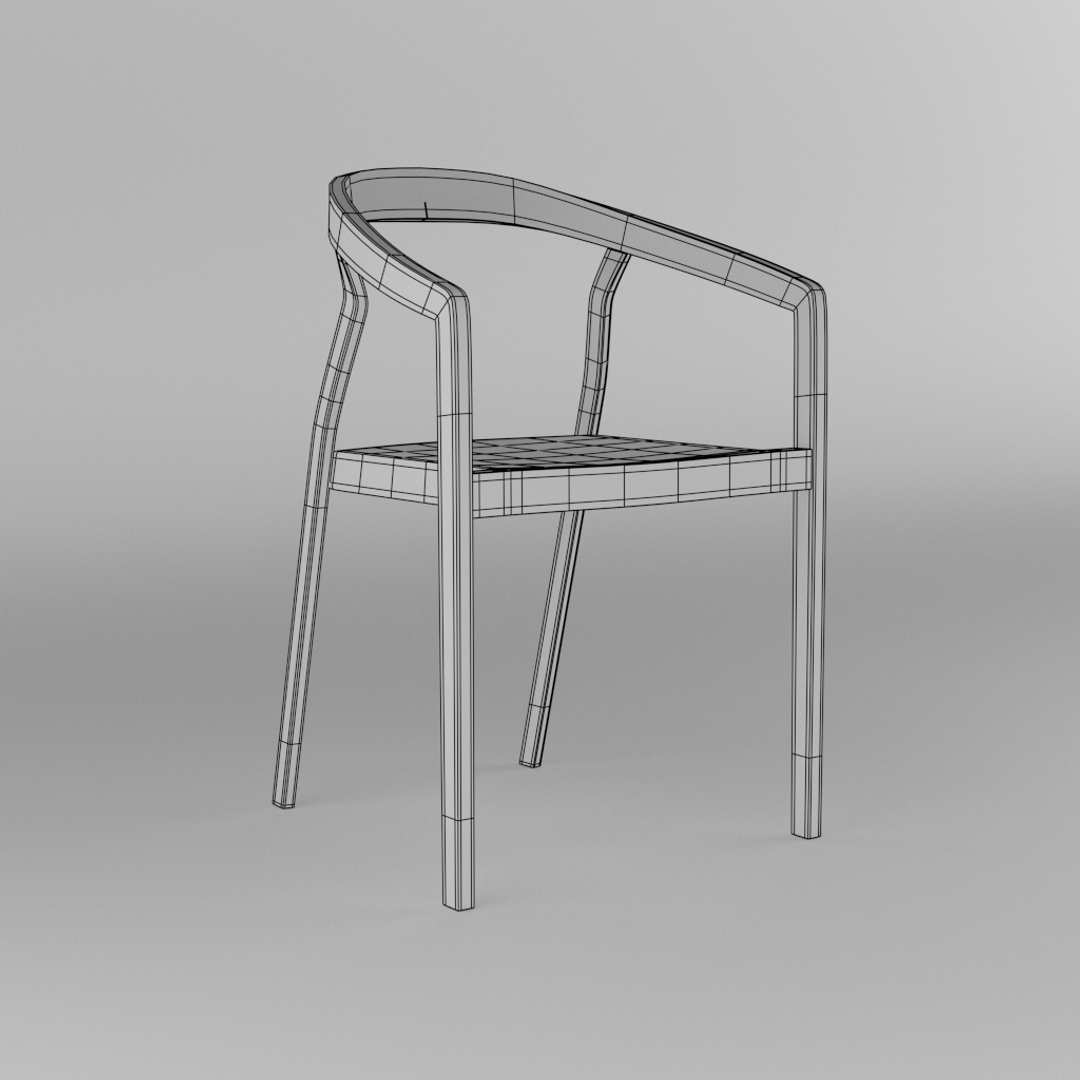 Solid Armchair 3d Dxf