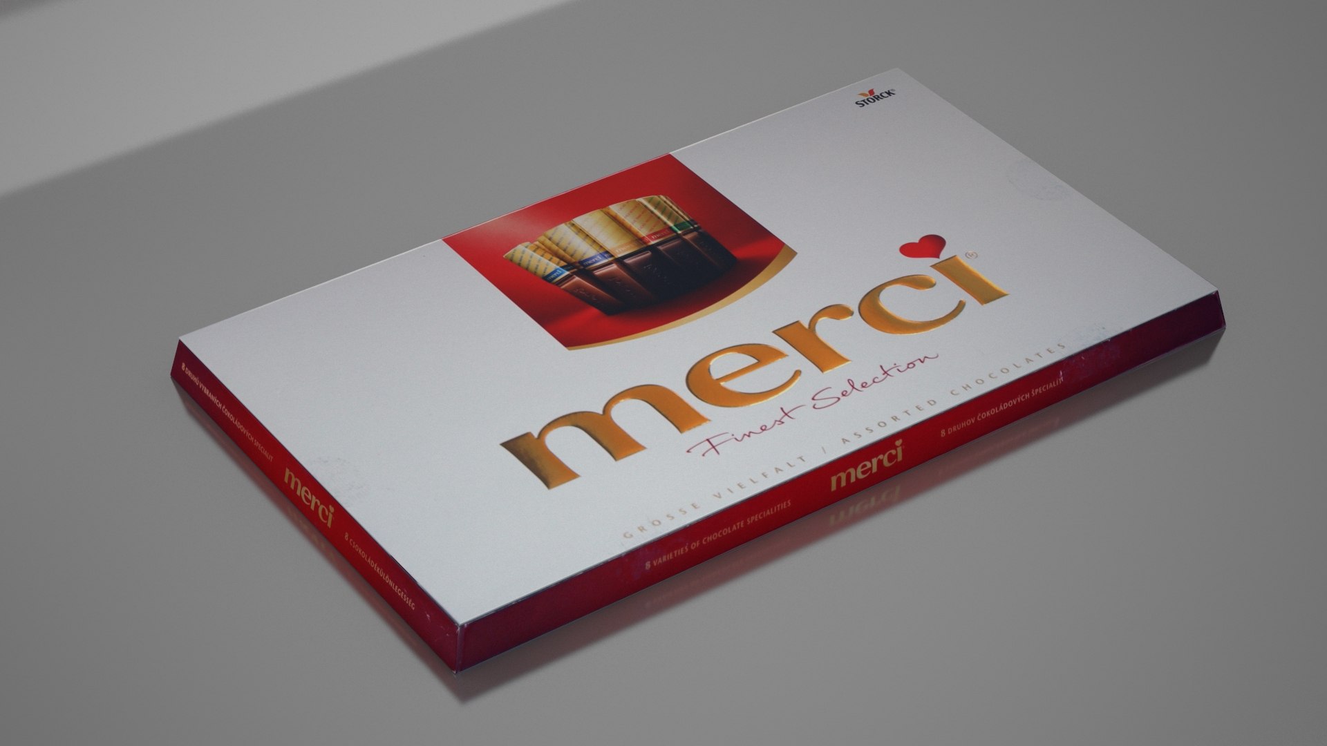 3D Merci Chocolates Model - TurboSquid 1392971