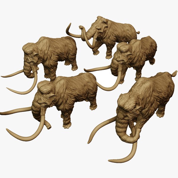 Wolly mammoth 3D - TurboSquid 1218167