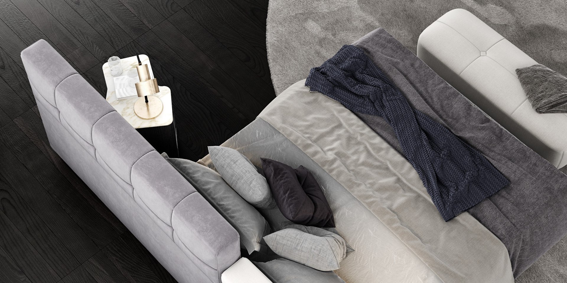 3D Minotti Lawrence Bed 3 - TurboSquid 1591068