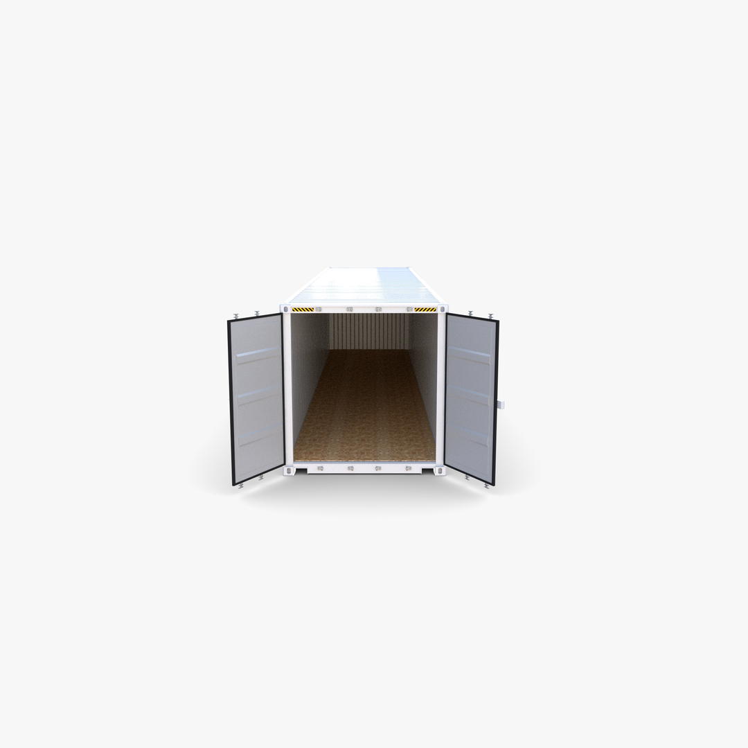 3D Model 40ft Shipping Container PIL - TurboSquid 1780488