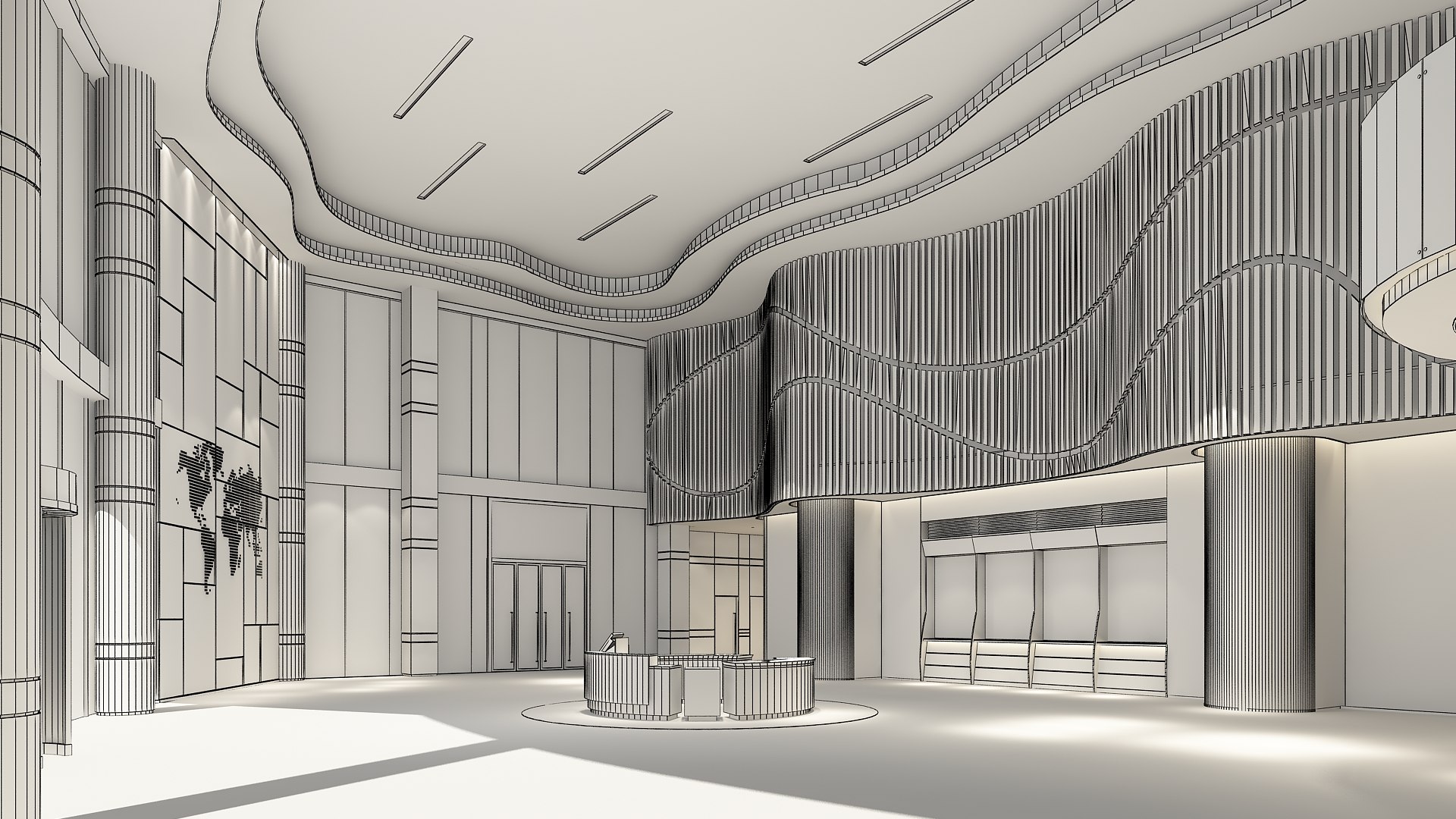 Office Lobby 08 3D Model - TurboSquid 2137278