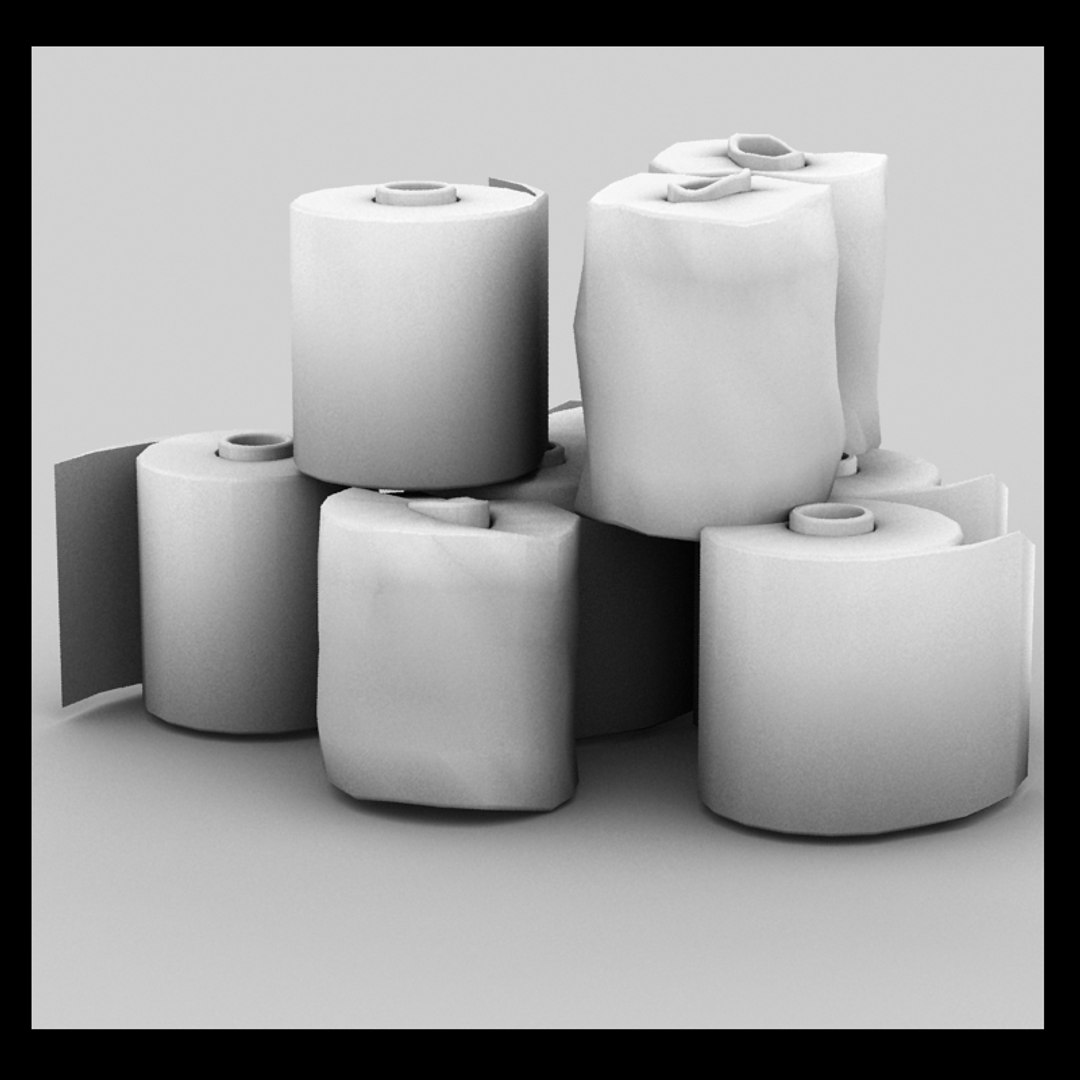 Toilet Paper 3d Model