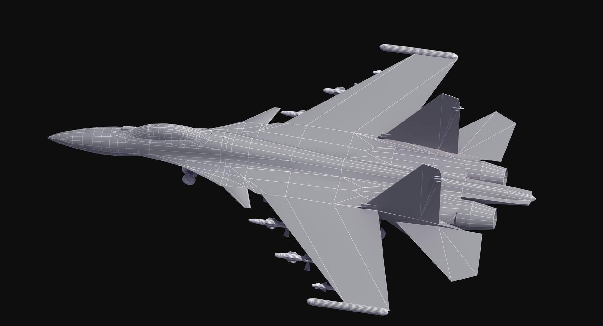 Su-33 flanker d fighter aircraft 3D model - TurboSquid 1217461