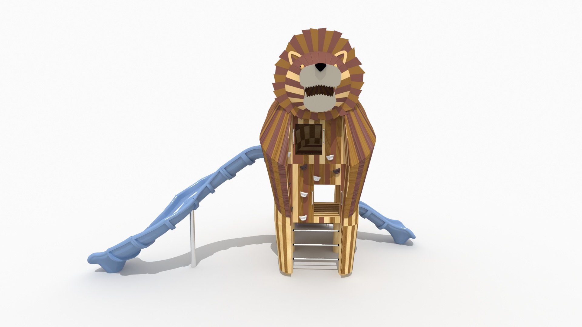 ANIMAL THEME LION WOOD PLAYGROUND 3D Model - TurboSquid 2115212