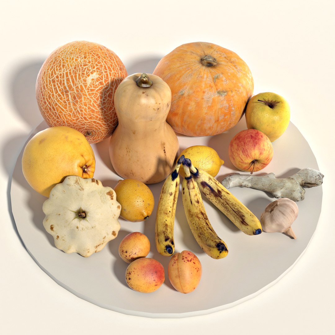 3D Fruits Vegetable - TurboSquid 1317457