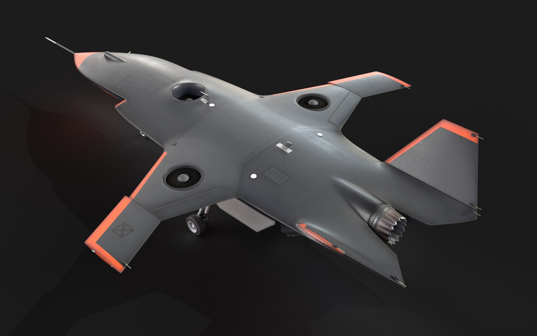 3D Boeing MQ-28 Ghost Bat Drone Custom Modification - TurboSquid 2238649