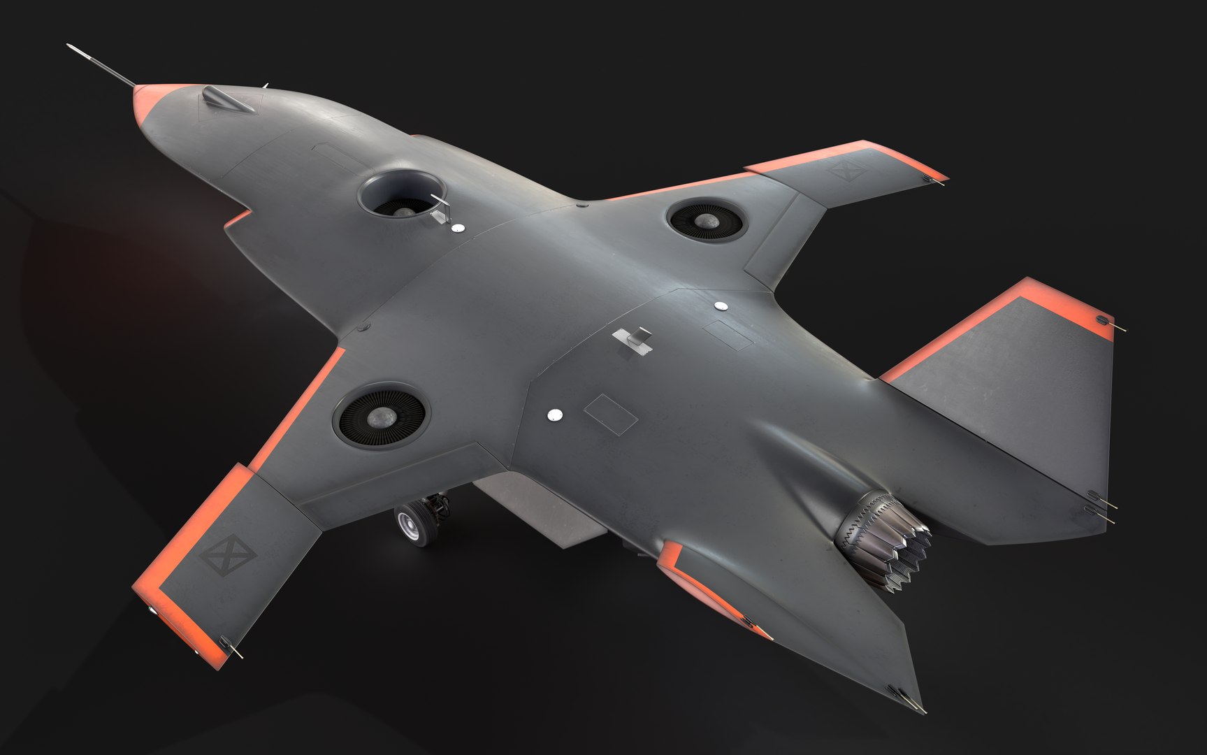 3D Boeing MQ-28 Ghost Bat Drone Custom Modification - TurboSquid 2238649