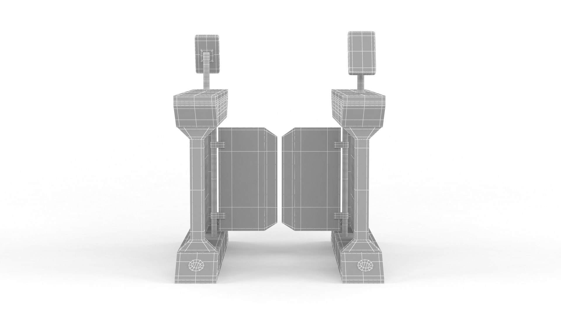 3D Turnstile Gate Model - TurboSquid 2348544