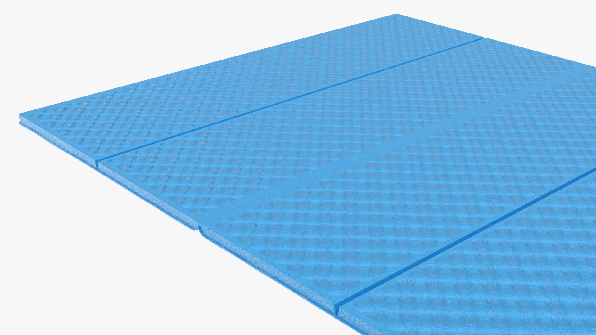 3D Folding Camping Mat Blue - TurboSquid 2368937