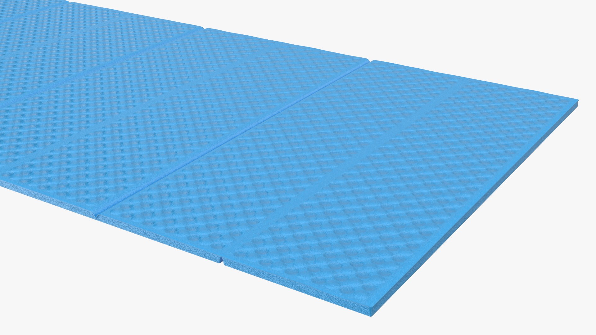 3D Folding Camping Mat Blue - TurboSquid 2368937