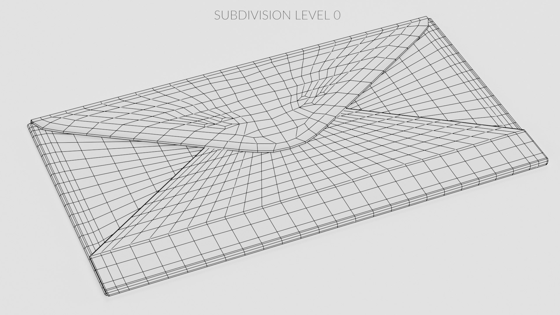 3D Envelope Black Model - TurboSquid 1692317