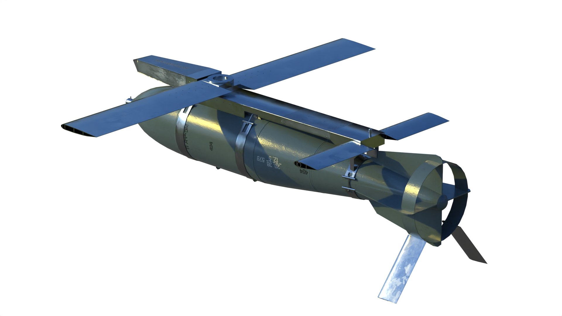 3D UMPK FAB-500 Guided Bomb - TurboSquid 2187246