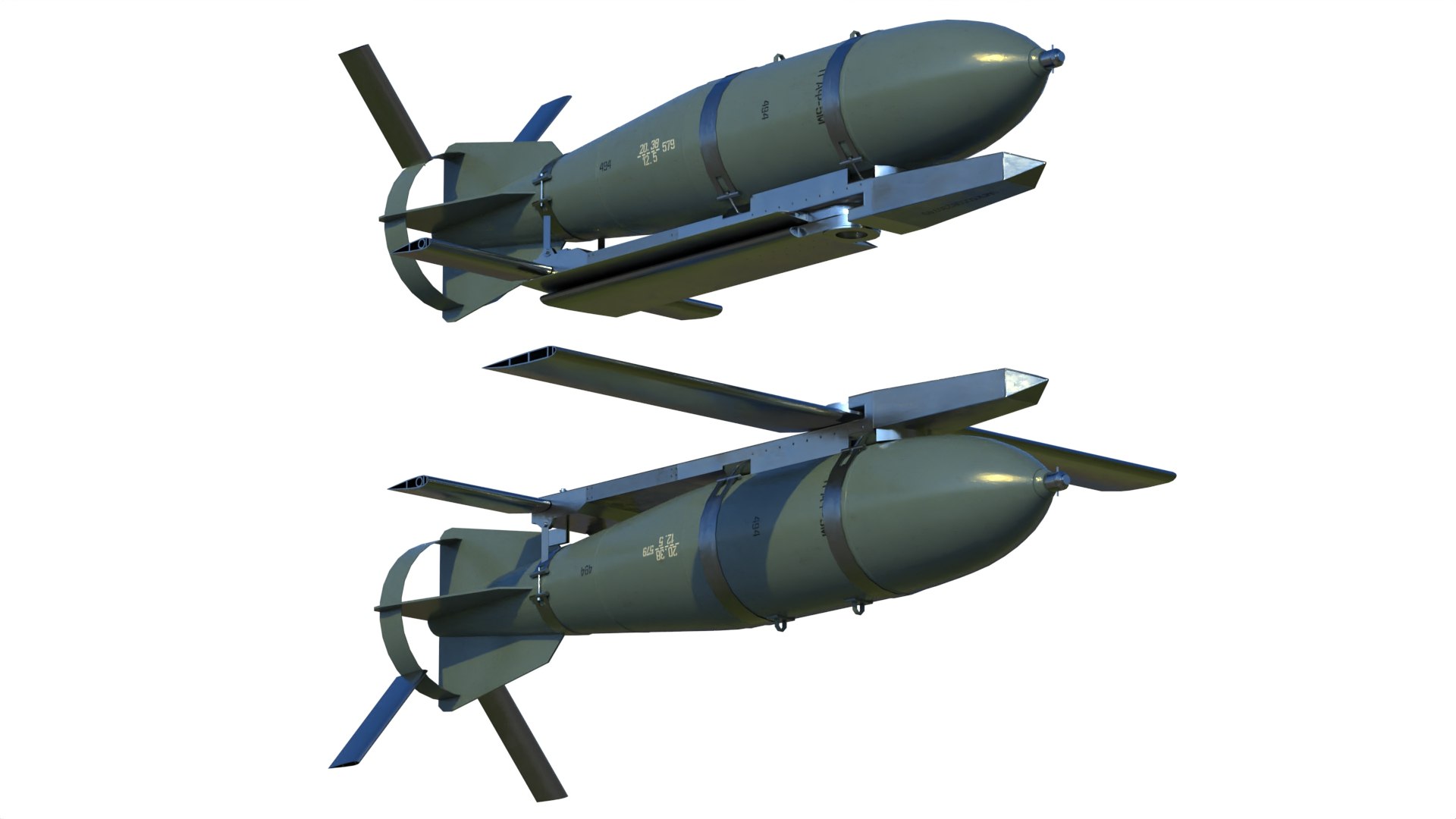 3D UMPK FAB-500 Guided Bomb - TurboSquid 2187246
