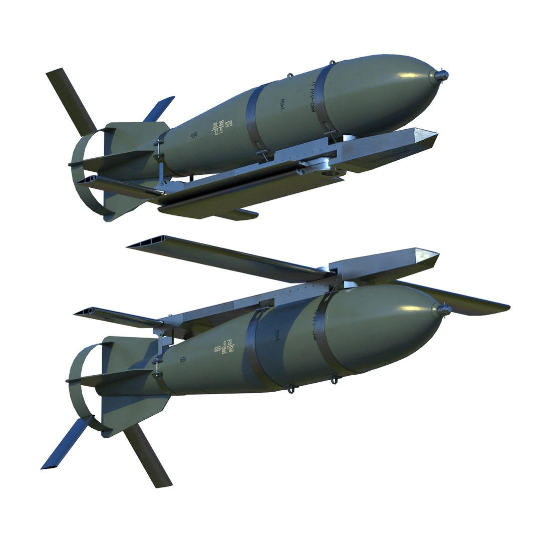 3D UMPK FAB-500 Guided Bomb - TurboSquid 2187246 3D UMPK FAB-500 Guided Bomb - TurboSquid 2187246