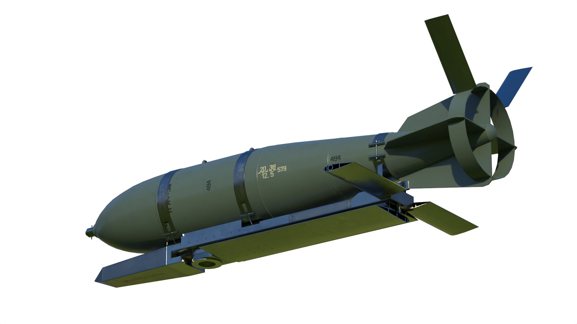 3D UMPK FAB-500 Guided Bomb - TurboSquid 2187246