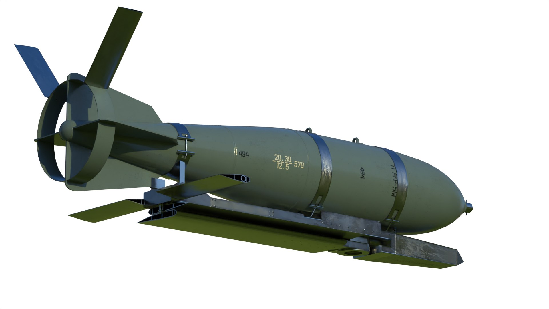 3D UMPK FAB-500 Guided Bomb - TurboSquid 2187246