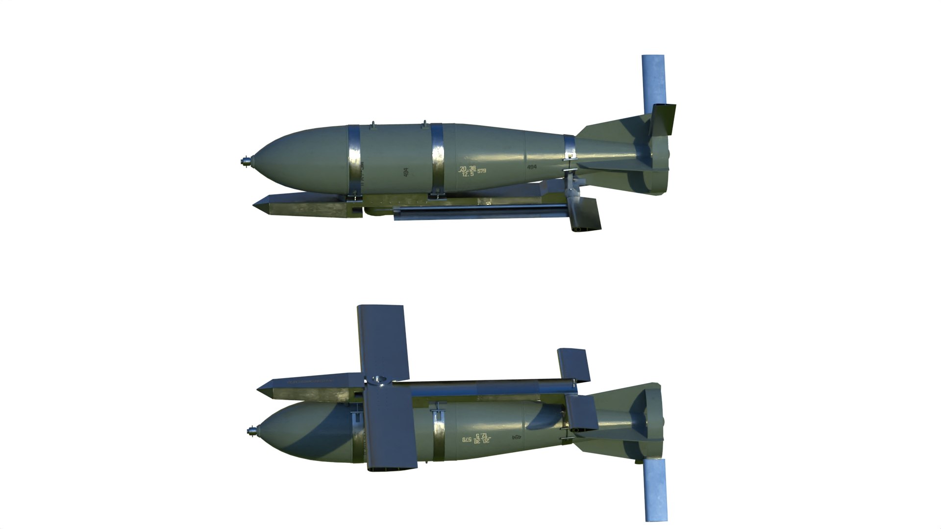 3D UMPK FAB-500 Guided Bomb - TurboSquid 2187246