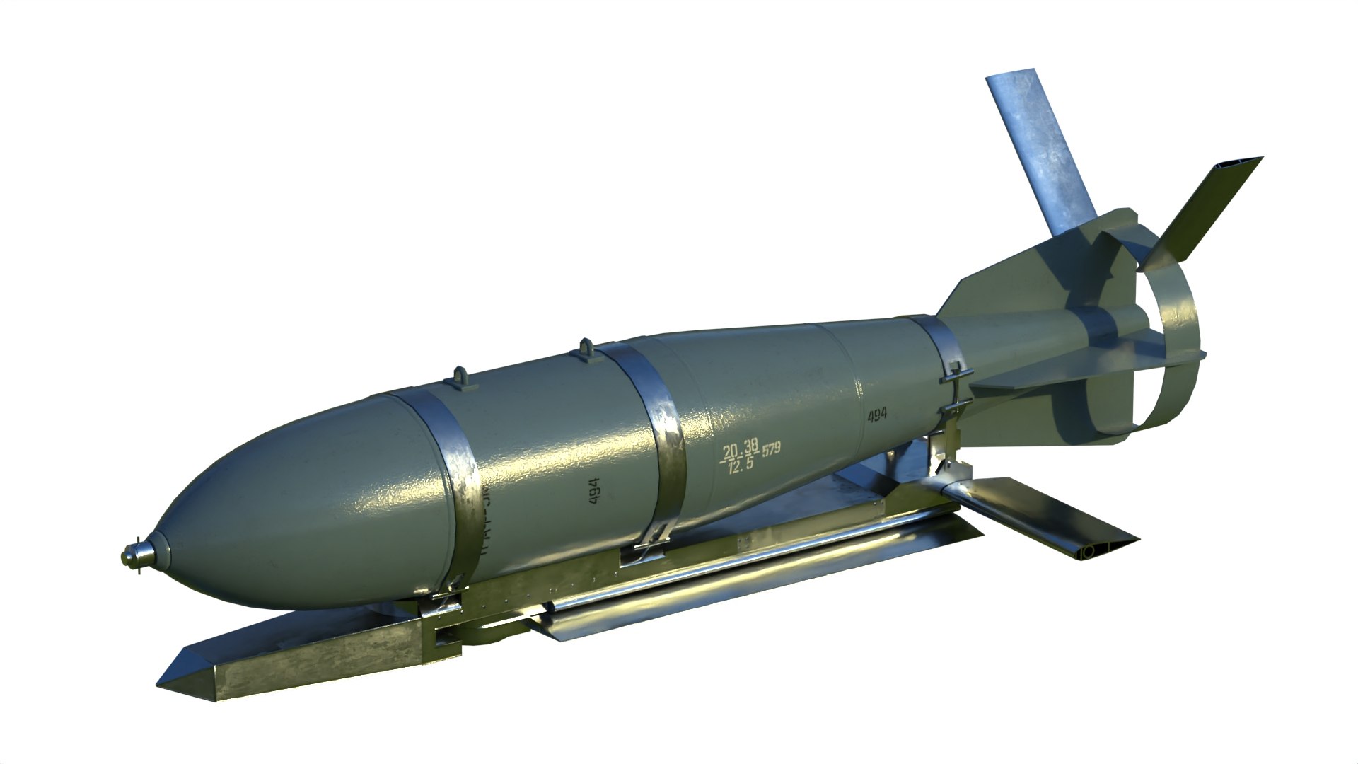 3D UMPK FAB-500 Guided Bomb - TurboSquid 2187246
