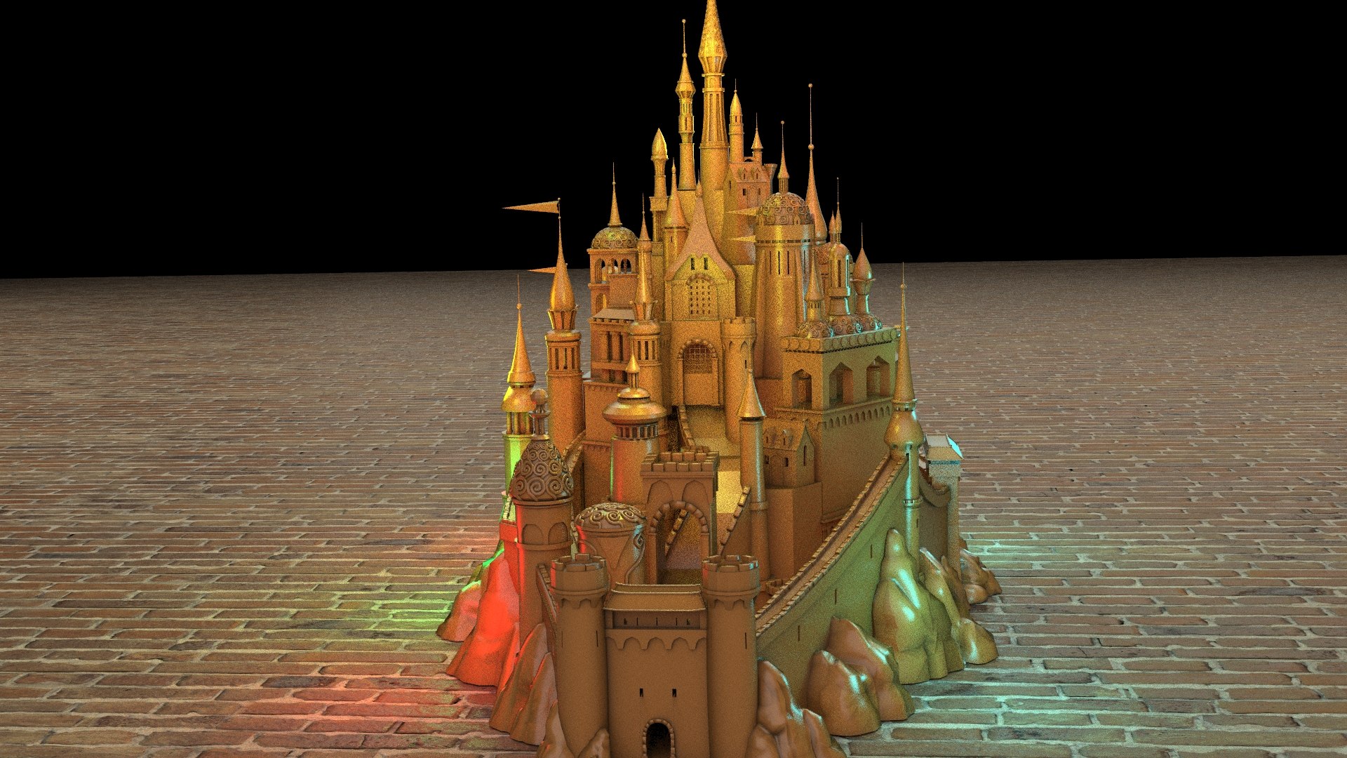 Castle 3D model - TurboSquid 2167999