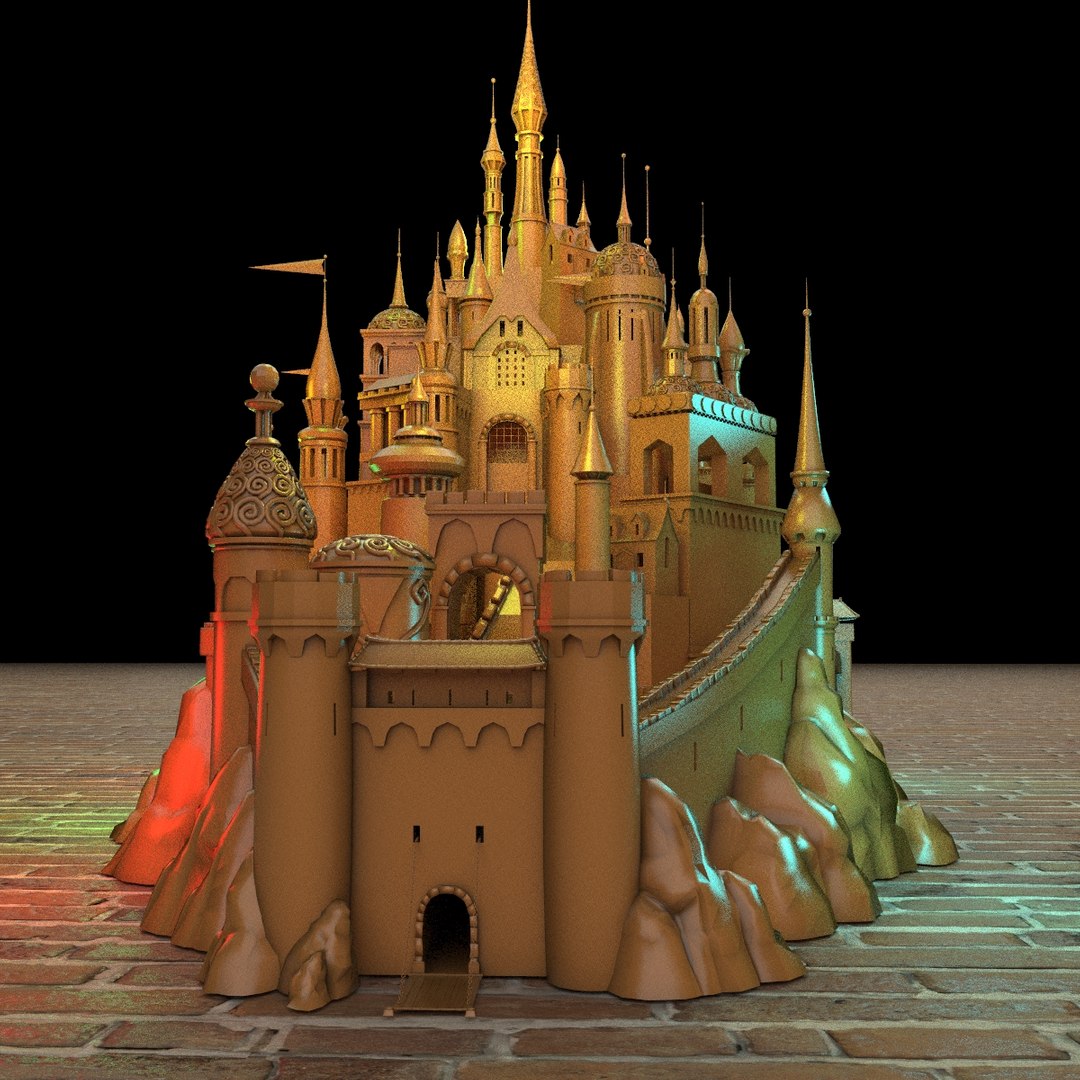 Castle 3D model - TurboSquid 2167999