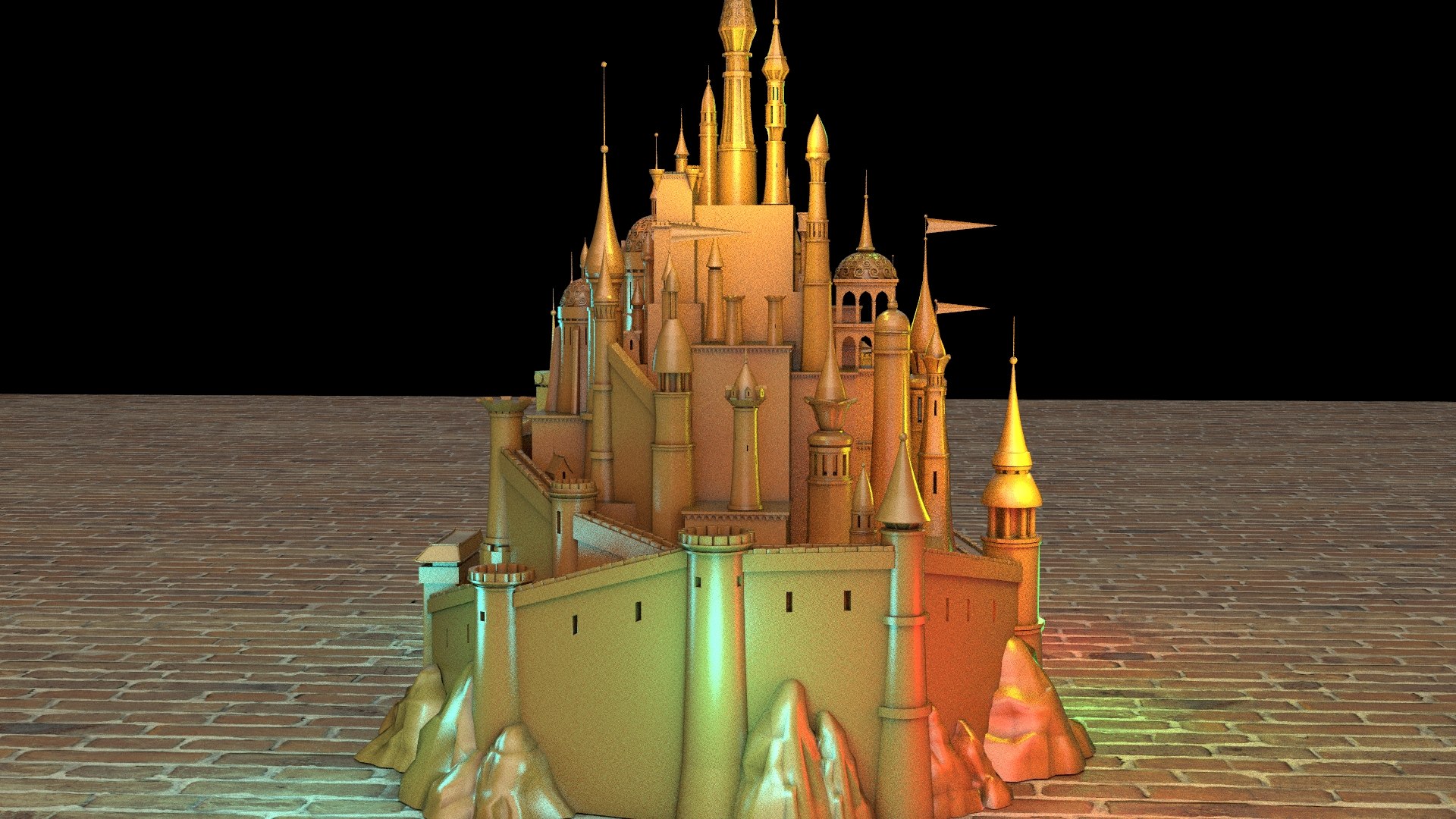 Castle 3D model - TurboSquid 2167999