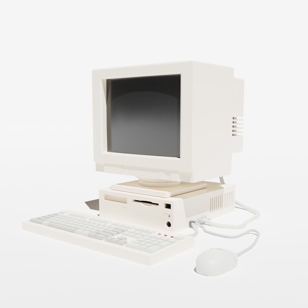 Vintage Computer 3D model - TurboSquid 2012230