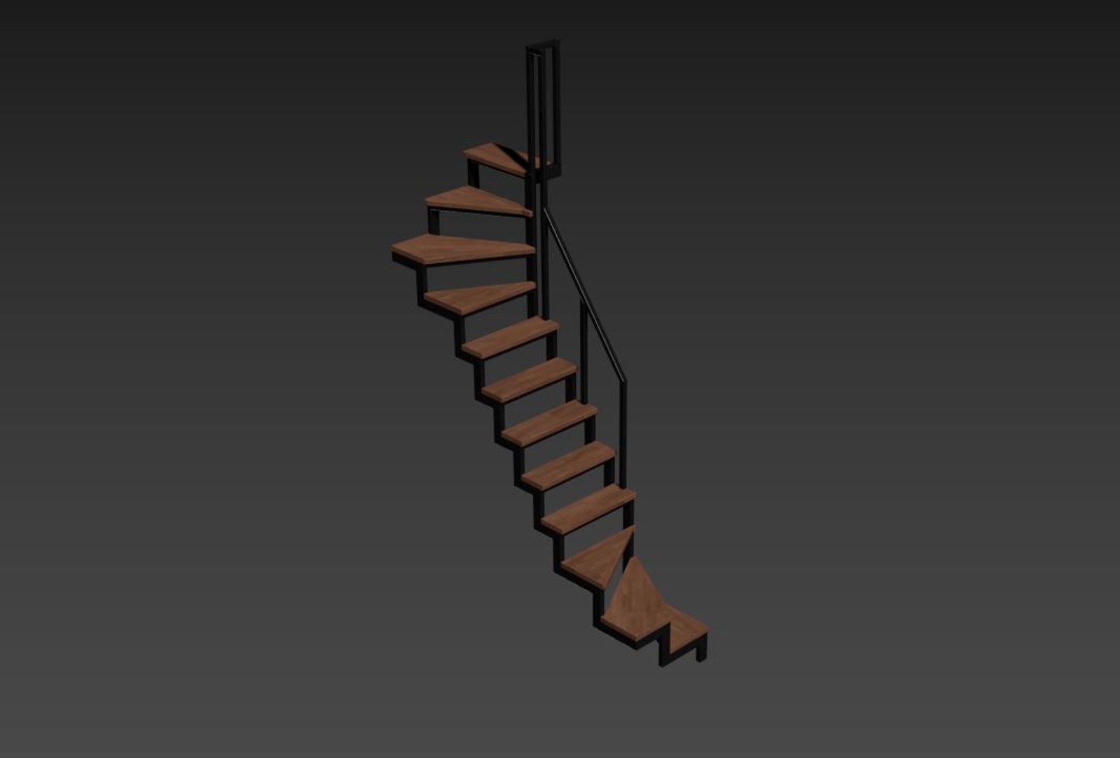 3D Stair Model - TurboSquid 2232437