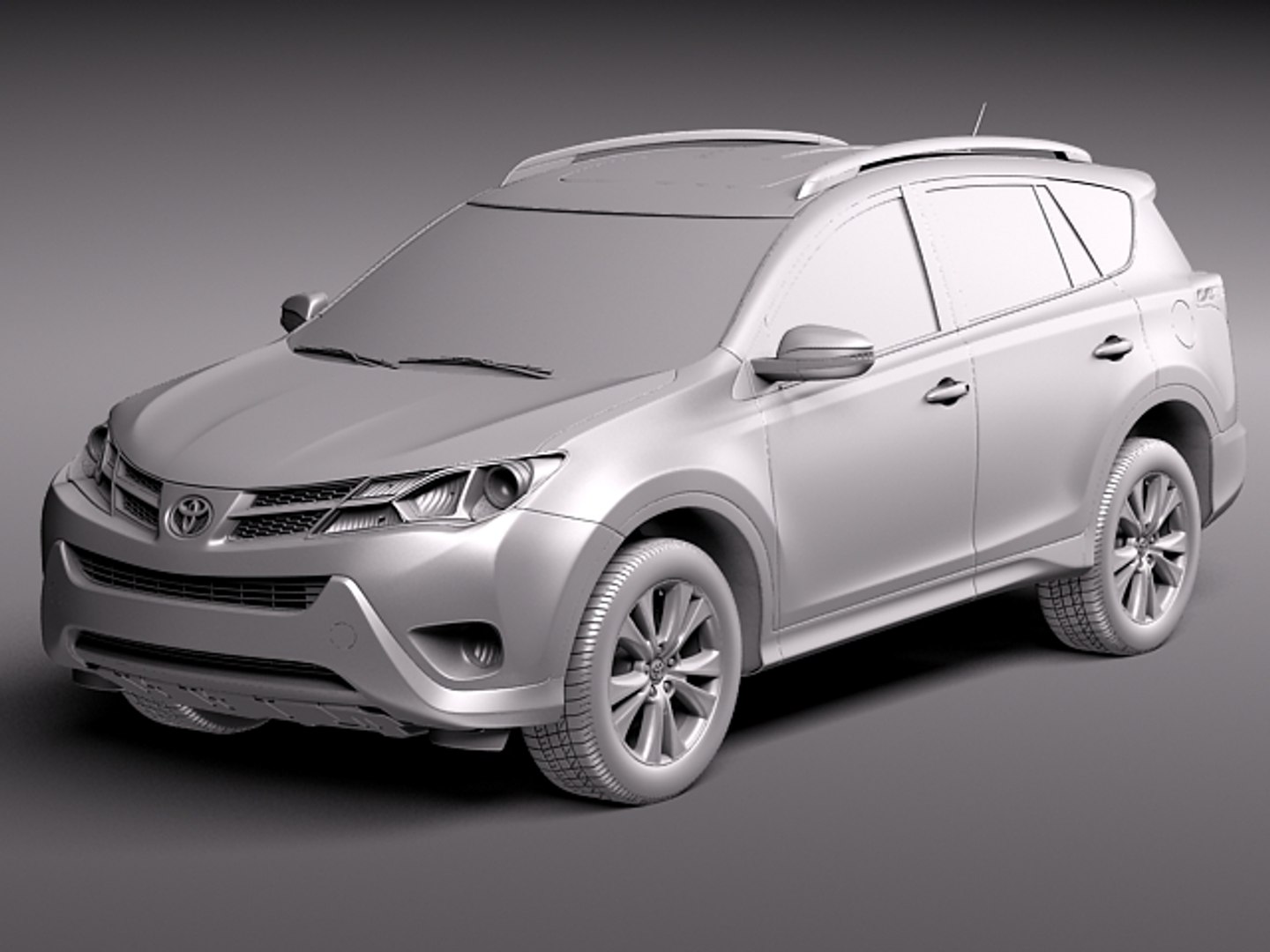 toyota rav rav4 suv 3d model