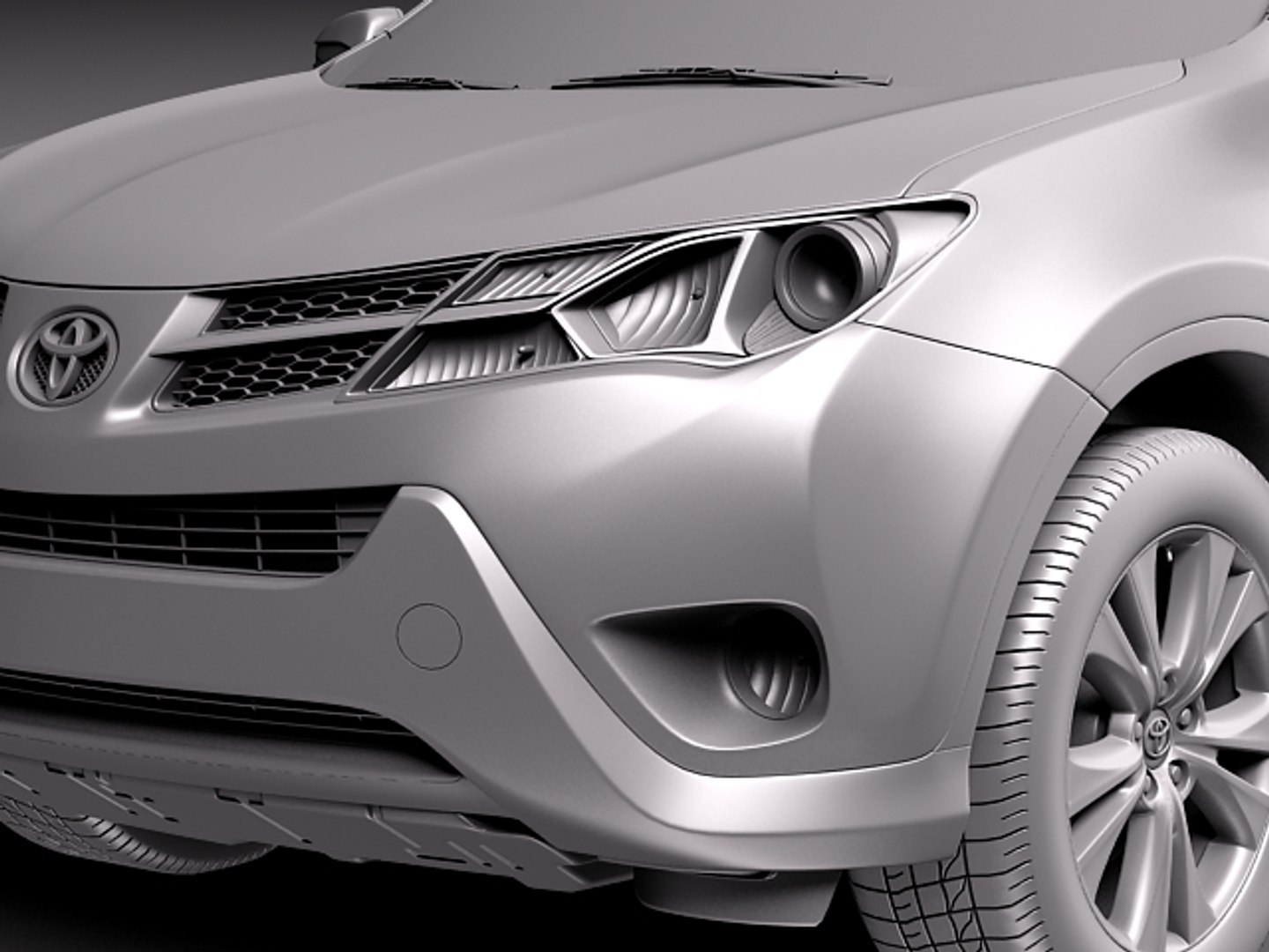 toyota rav rav4 suv 3d model