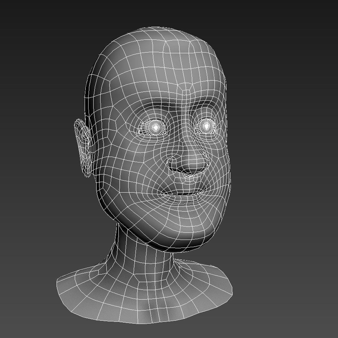 Man Face 3D Model - TurboSquid 1463916