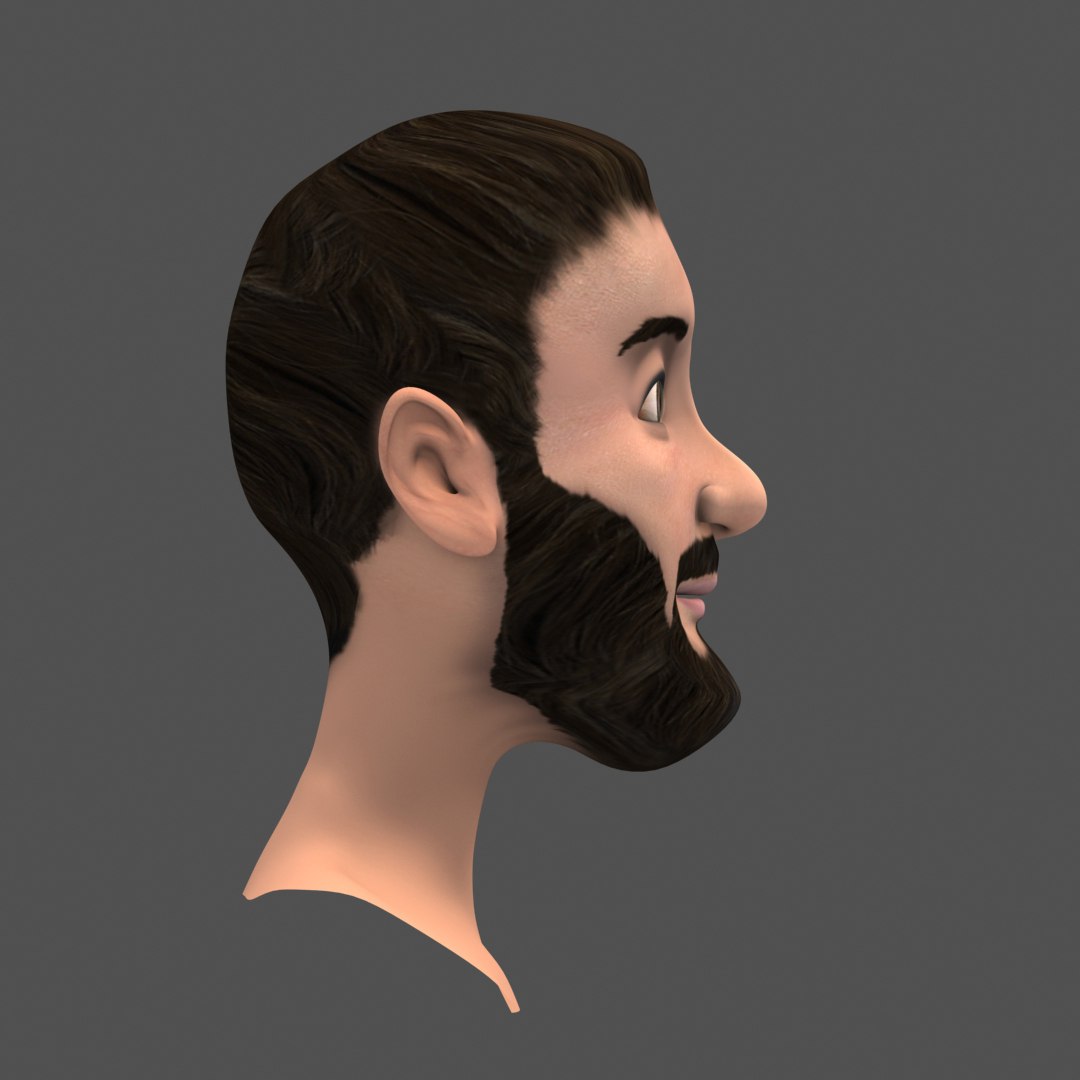 Man Face 3D Model - TurboSquid 1463916