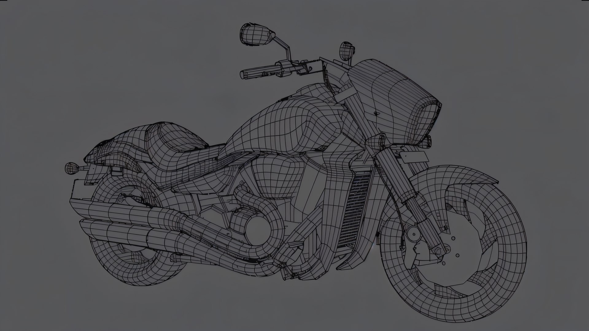 1800 CC Motorcycle 3D Model - TurboSquid 2450602