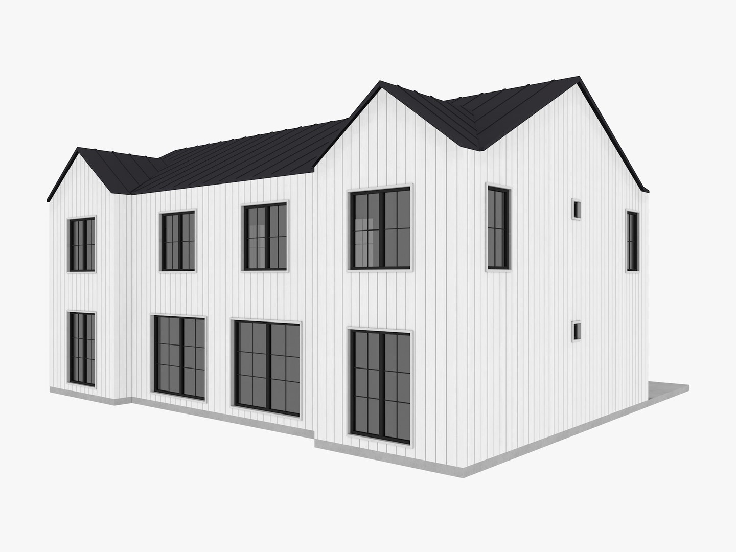 Modern Residential Houses 3D Model - TurboSquid 2193956