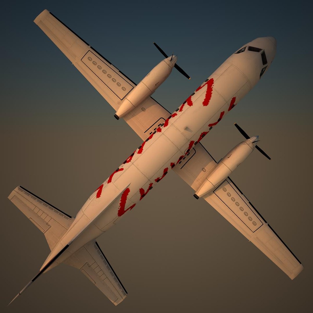 3d Saab 340 Skx Model