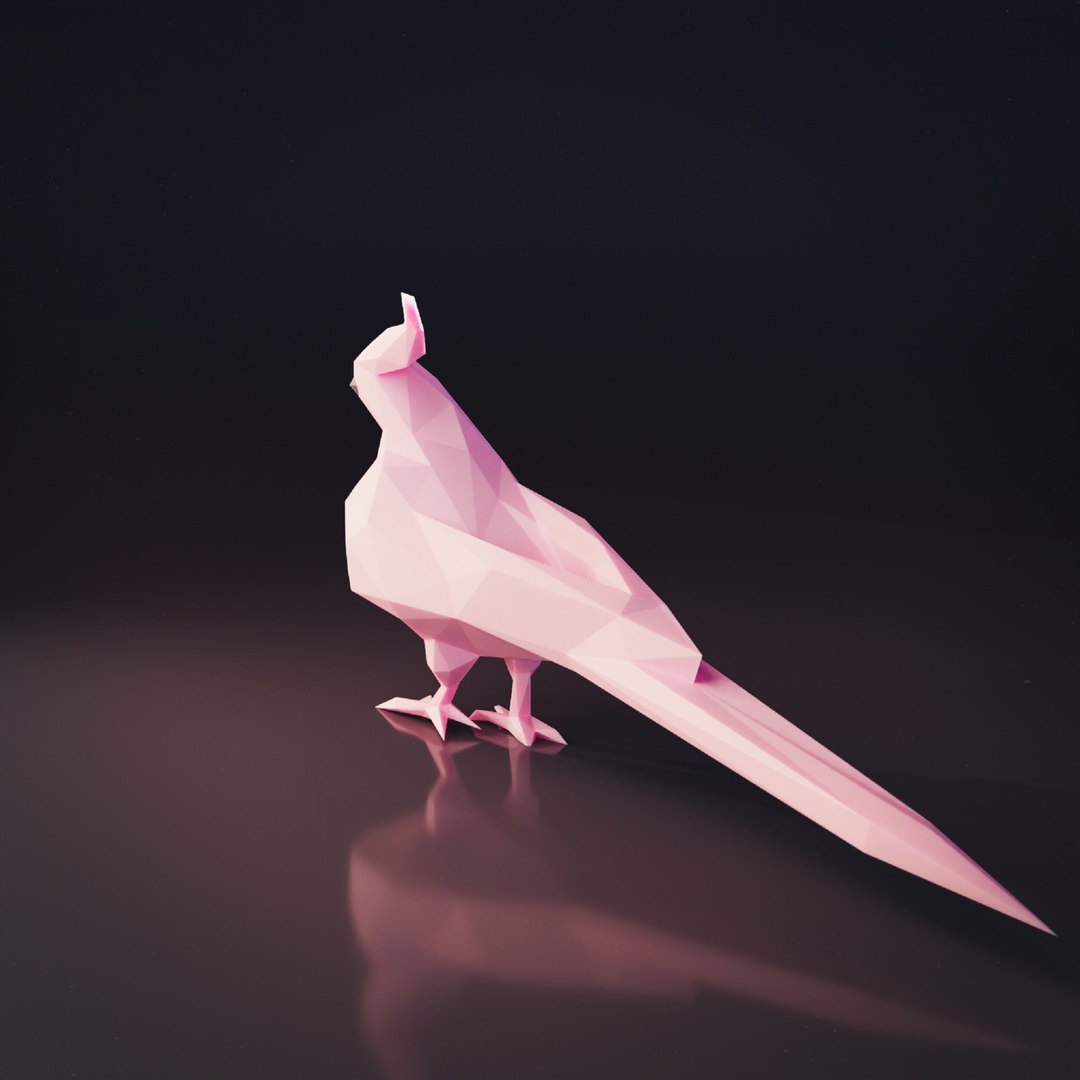Parrot 1 Low Poly 3D Model - TurboSquid 1880510
