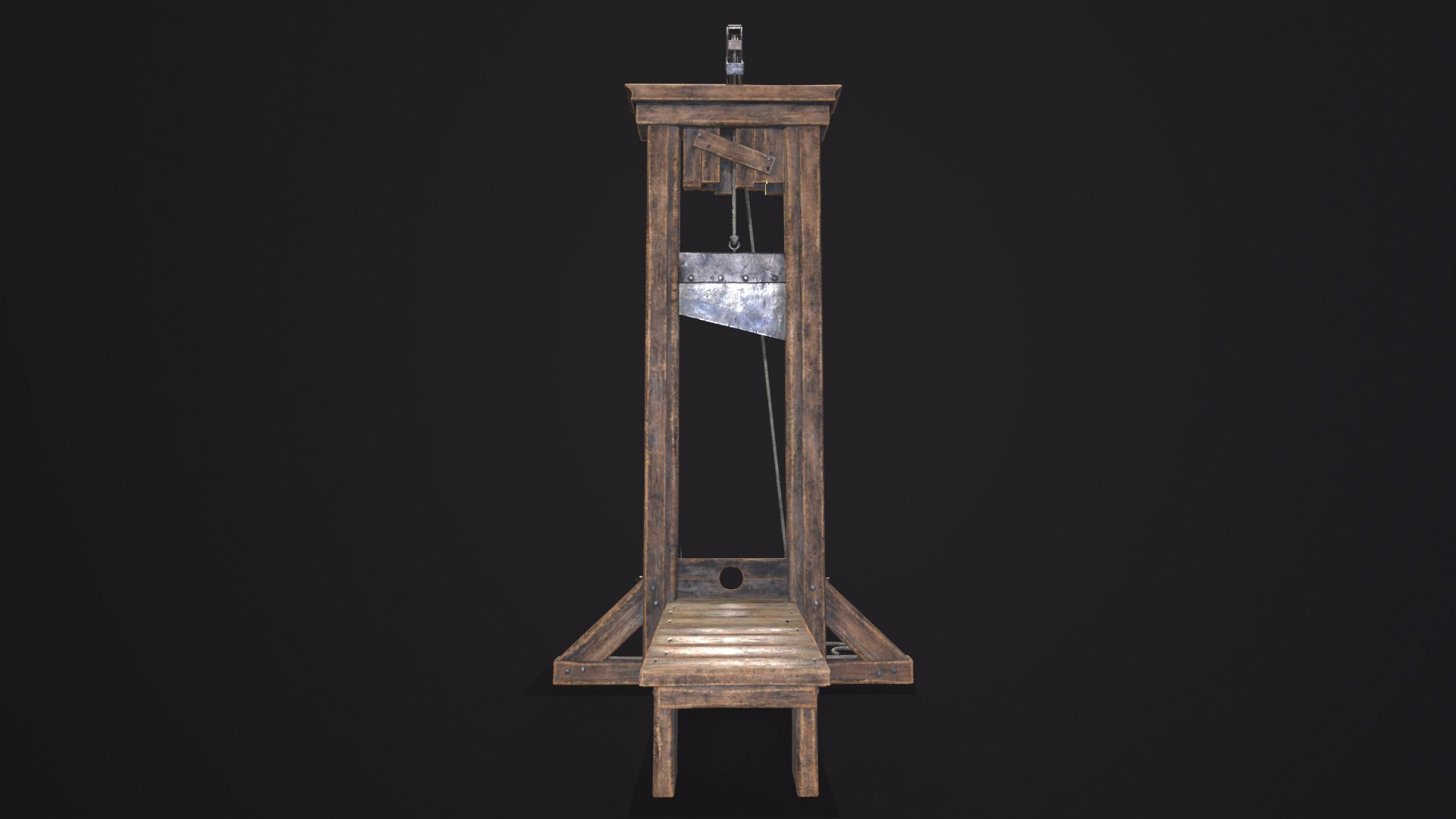 3D Medieval Guillotine Model - TurboSquid 2175686